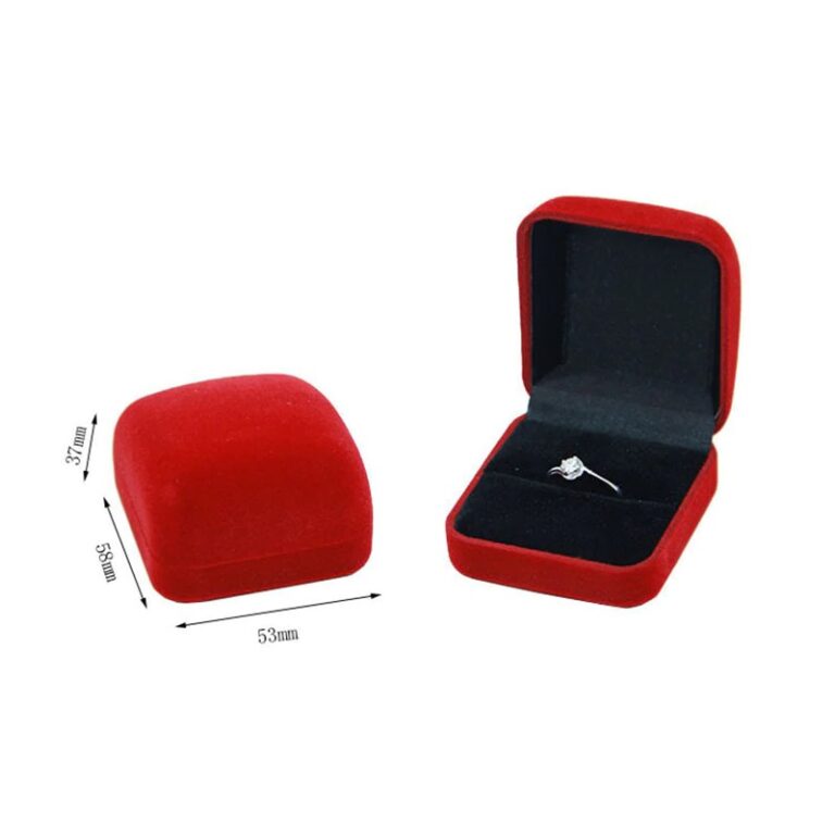 Velvet Ring Presentation box red, blue or black. - Ring Supplies Australia
